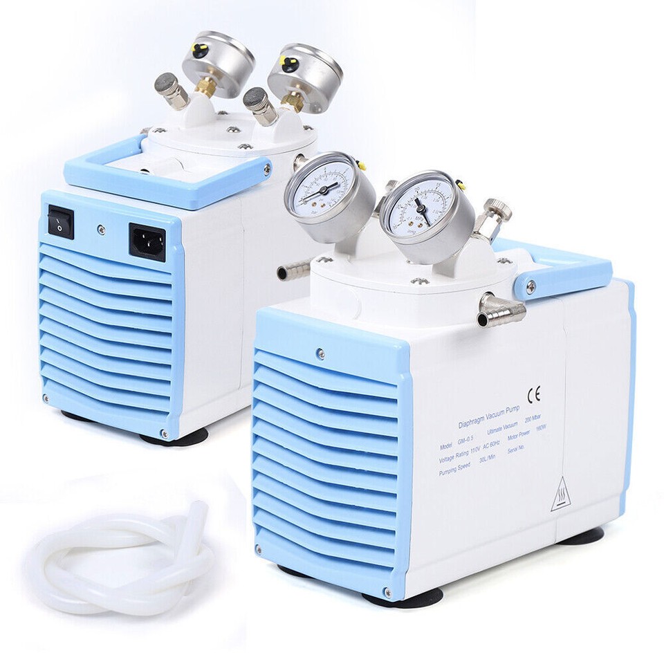 Lab Oil Free Diaphragm Vacuum Pump Hand-held Lab Vacuum Pump Adjustable ...