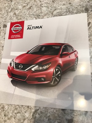 2017 NISSAN ALTIMA 16-page Original Sales Brochure | eBay