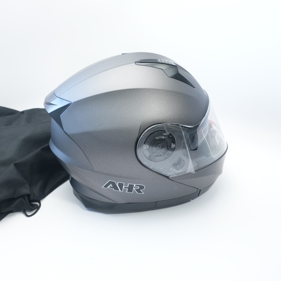 AHR BLD-162 Full Face DOT Approved Street Bike Motocross Helmet | Size ...