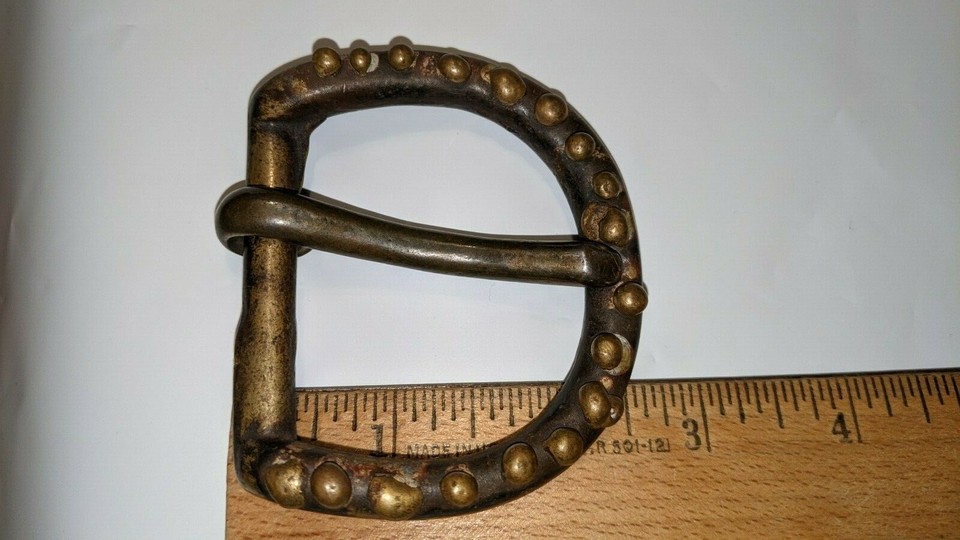 OLD VINTAGE NUGGET STYLE BELT BUCKLE STAMPED ENGLAND | eBay