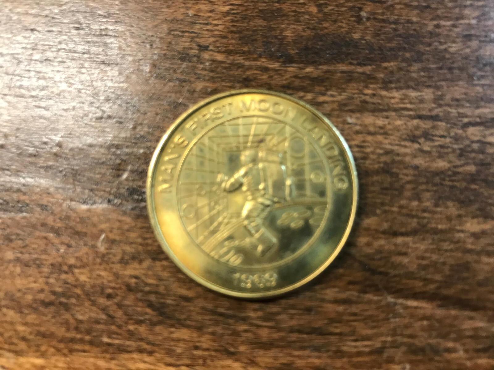 Vintage SUNOCO Man's First Moon Landing 1969 Coin Token | eBay