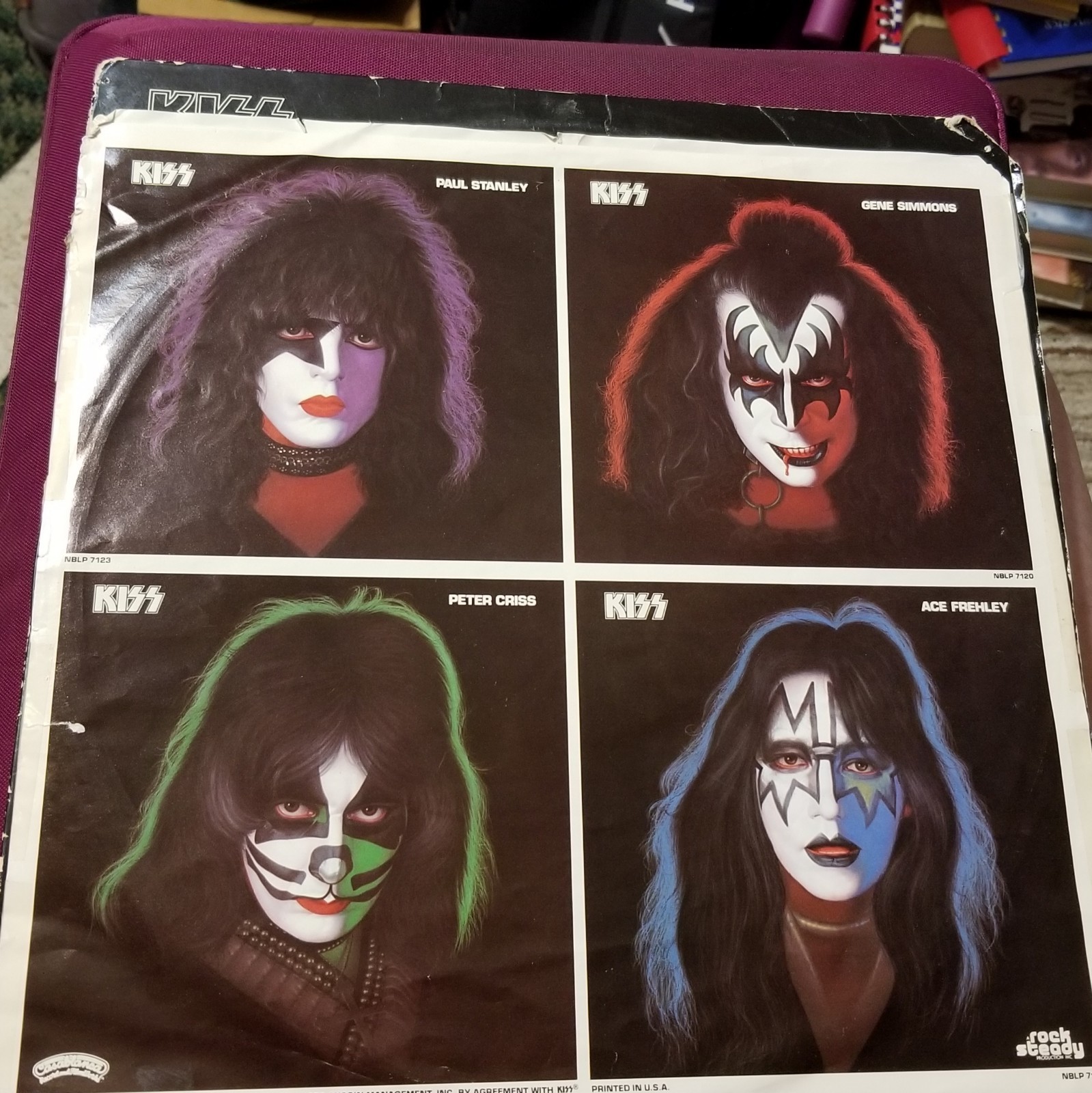 Vtg 1978 PAUL STANLEY Solo Album KISS Record 1ST PRESSING Vinyl LP | eBay