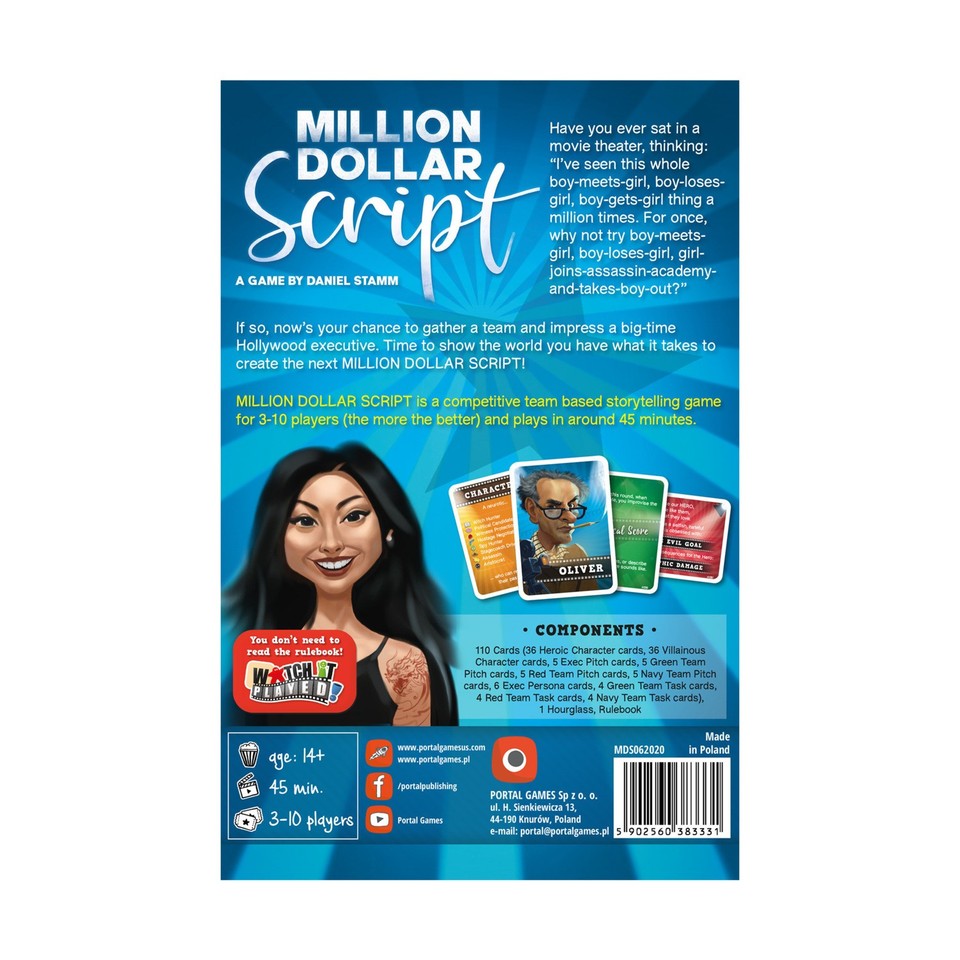 Boardgame Million Dollar Script Box VG+/NM | eBay