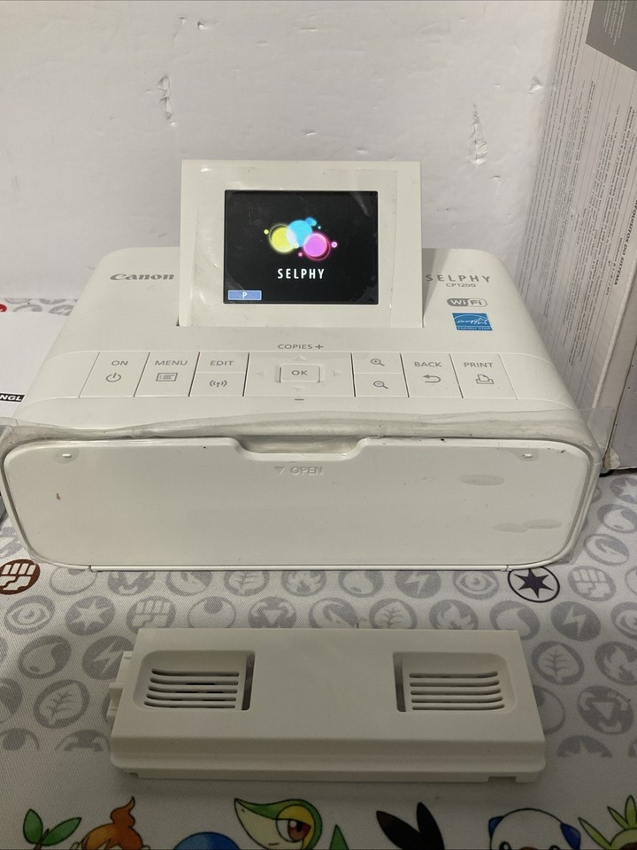 Canon Selphy CP1200 Compact Photo Picture Printer - Tested - Battery ...