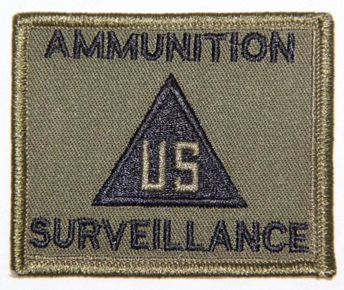 ORIGINAL U.S. ARMY NON-COMBATANT AMMUNITION SURVEILLANCE PATCH | eBay
