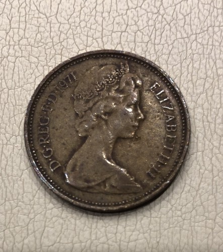 Rare 1971 D.G.REG. 1971 Queen Elizabeth II New Pence 2 coin | eBay