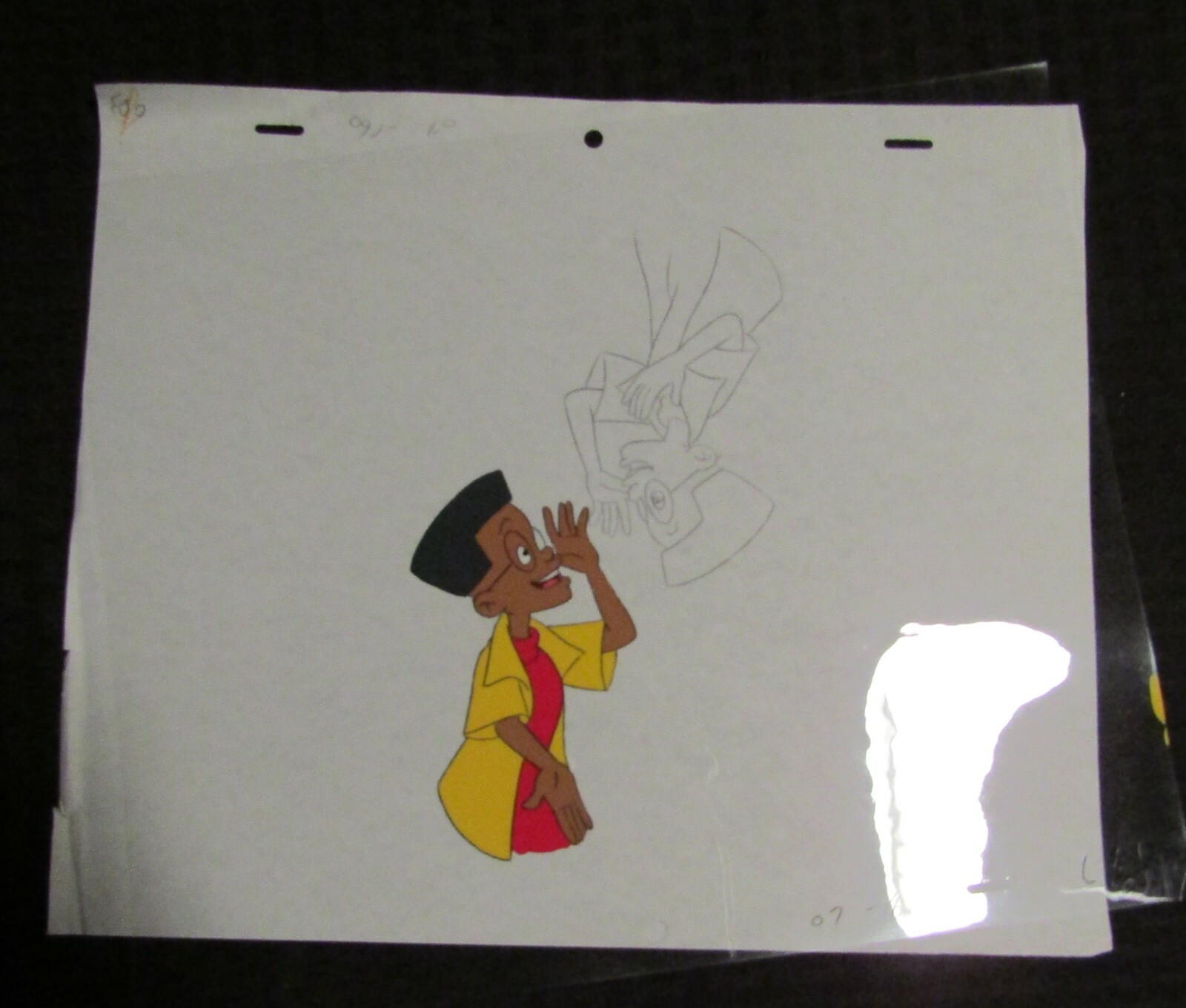 1993 CRO Animation Cartoon 12.5x10.5" Production Cel SC07-160 C-38 Mike ...