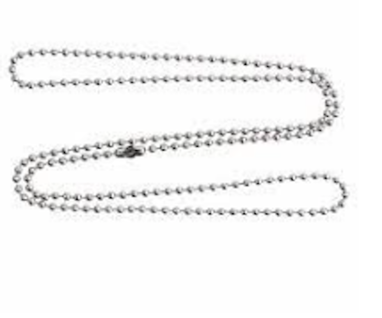 10 BALL CHAIN 2.4 mm STAINLESS STEEL 24 inch NECKLACE CHAINS jewelry ...