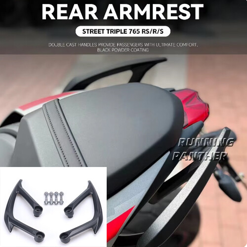 Motorcycle Armrest Grab Handle Seat Hand Grab Bar For Street ...