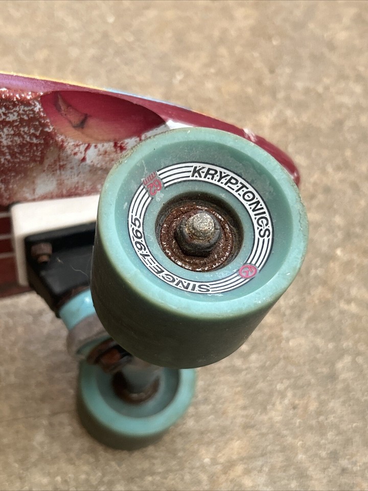 KRYPTONICS 36 3/4 Wood Wheels Read Skateboard Since 1965 | eBay