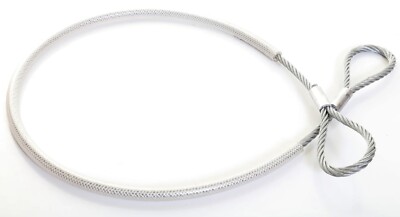 PVC Galvanised Steel Wire Rope Strop Sling With Loop Each End Choose ...