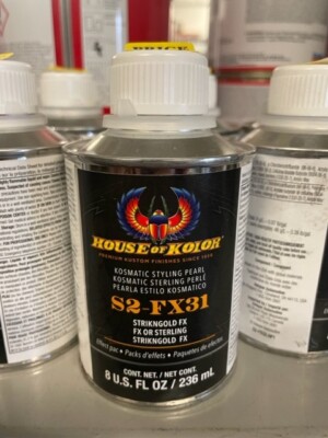House of Kolor S2-FX31 Kosmatic Styling Pearl Strikngold FX Shimrin 8oz ...