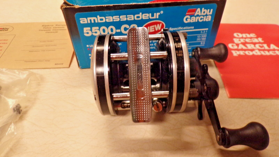 ABU GARCIA AMBASSADEUR FISHING REEL - 5500-C3 - SUPER CLEAN & WORKS ...