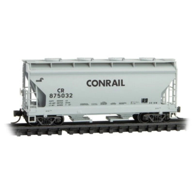 N Scale - MTL 09200511 Conrail 2-Bay Covered Hopper CR875032 N9693 | eBay