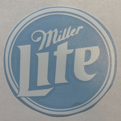 Miller Light Beer Logo Die Cut Vinyl Decal High Quality Outdoor Sticker ...
