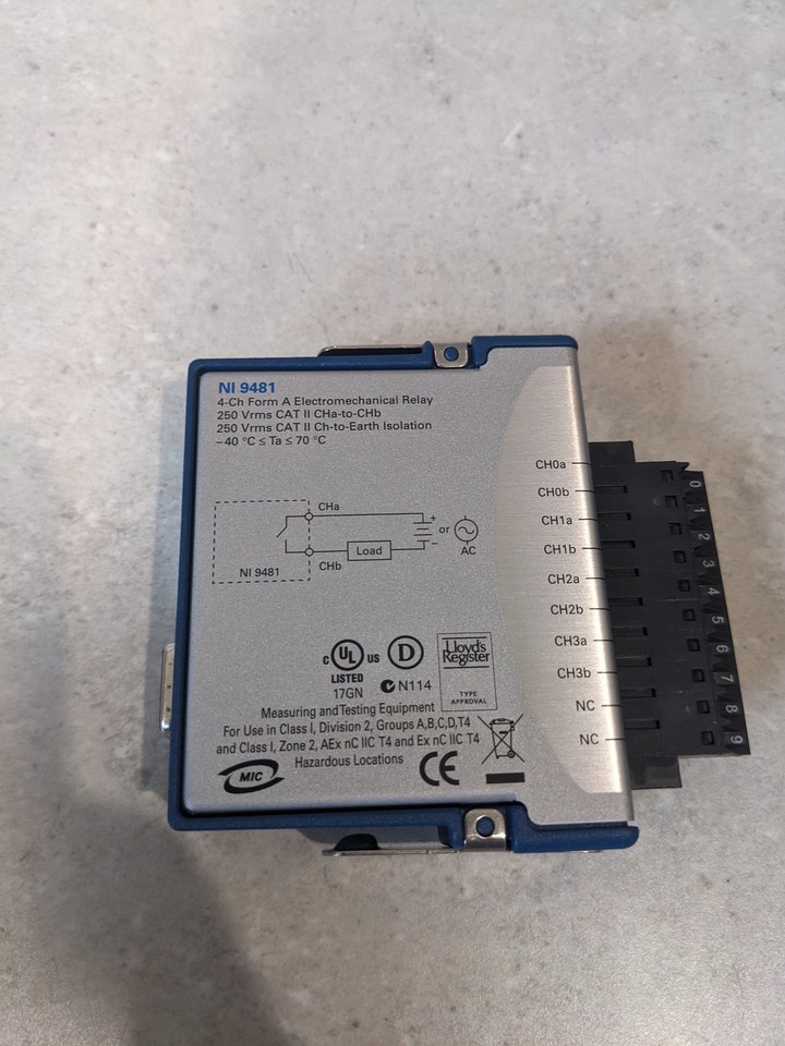 National Instruments NI 9481 NI-9481 cDAQ Relay Output Module | eBay