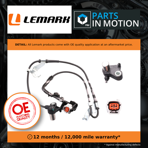 ABS Sensor fits MAZDA 6 GG, GY 2.0D Front Right 02 to 07 Wheel Speed ...