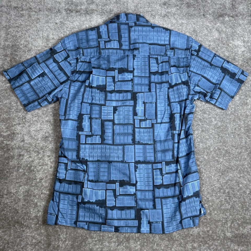 Gitman Bros Vintage Shirt Men’s Small Blue Tennis Courts Camp Loop ...