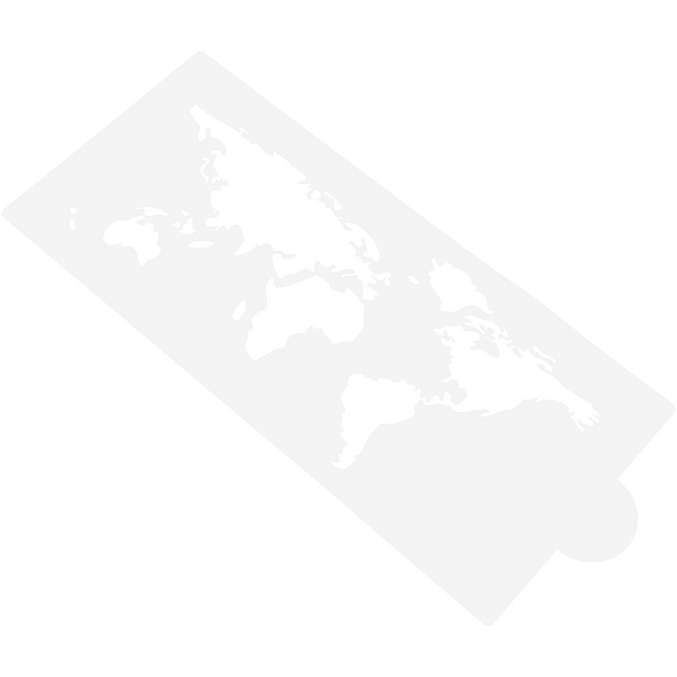 Chocolate Cake Moulds Earth Map Fondant Mold World Stencil Cakes | eBay ...