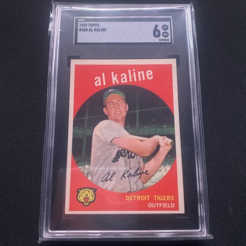 1959 Topps AL KALINE Detroit Tigers #360 SGC 6 EX/NM Condition | eBay
