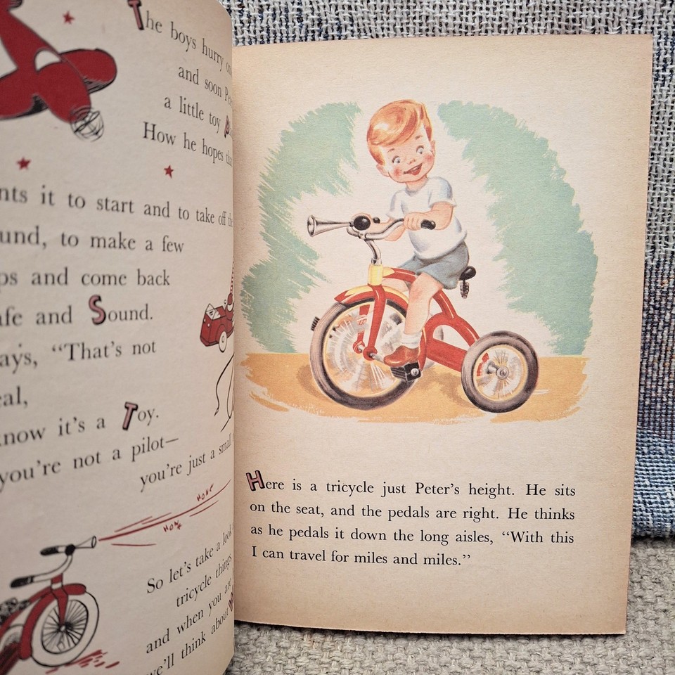 1954 Trip to Toyland Bonnie Book Christmas Santa Claus Children ...