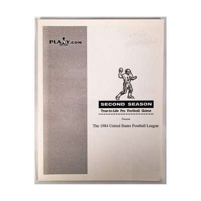 Plaay Boardgame Second Season USFL Football (1984 Season) Bag VG+ | eBay