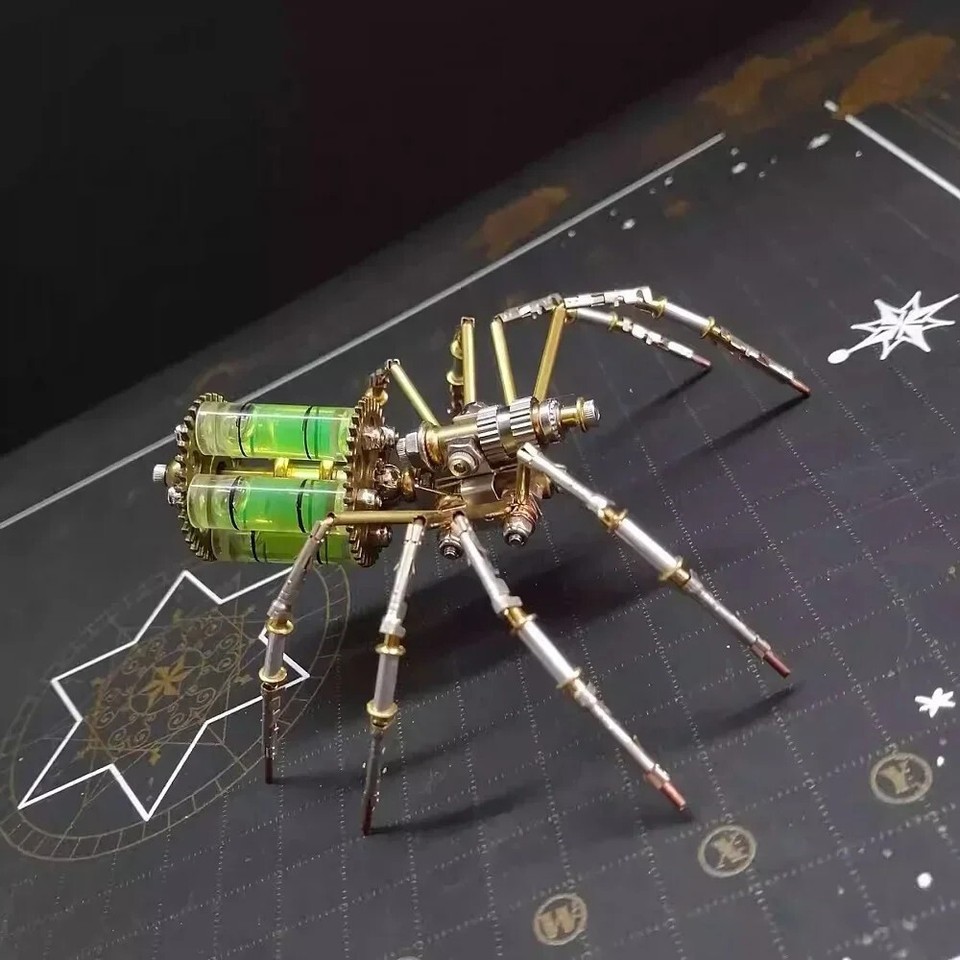 DIY Mechanical Spider Metal Model Kit 3D Puzzles Cyberpunk Insects ...