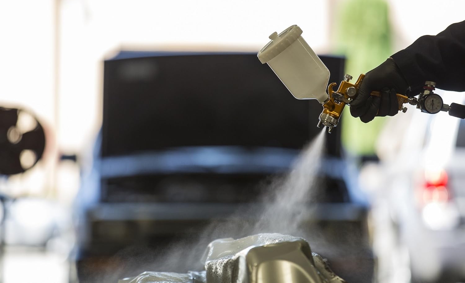 Astro Pneumatic EVOT14 EuroPro Forged EVO-T Spray Gun with Plastic Cup ...