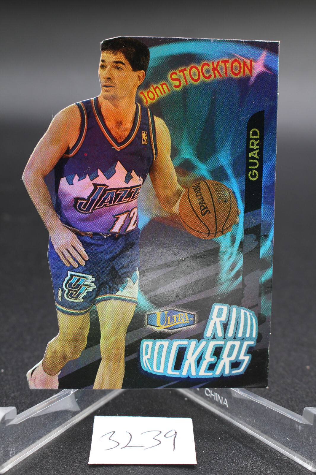 1997-98 Fleer Ultra Rim Rockers JOHN STOCKTON Card #8RR Jazz | eBay