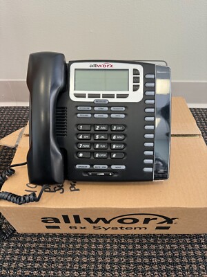 Allworx Lot 12x 9212L Backlit Voip Display IP Phone and Allworx 6x ...