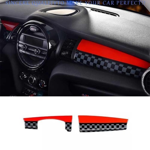 For BMW Mini F55 F56 F57 Gloss JCW Center Console Instrument Dash Strip ...