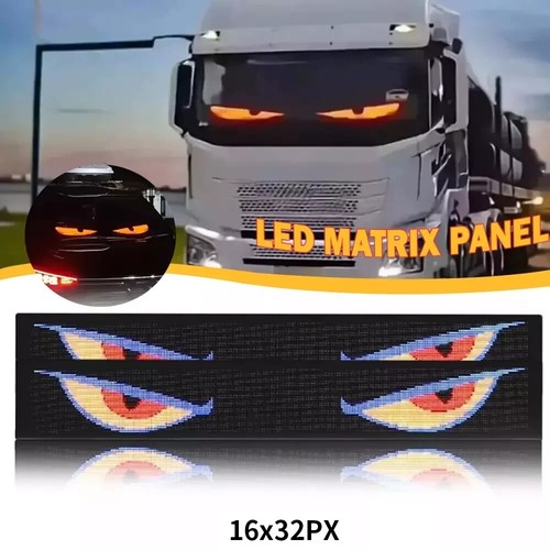 6'' Truck-Specific Devil's Eye LED-Screen Car Eye Light Truck Dynamic ...