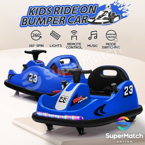 Kids Bumper Car Electric Remote Control Ride On Car Toy Race Vehicle ...