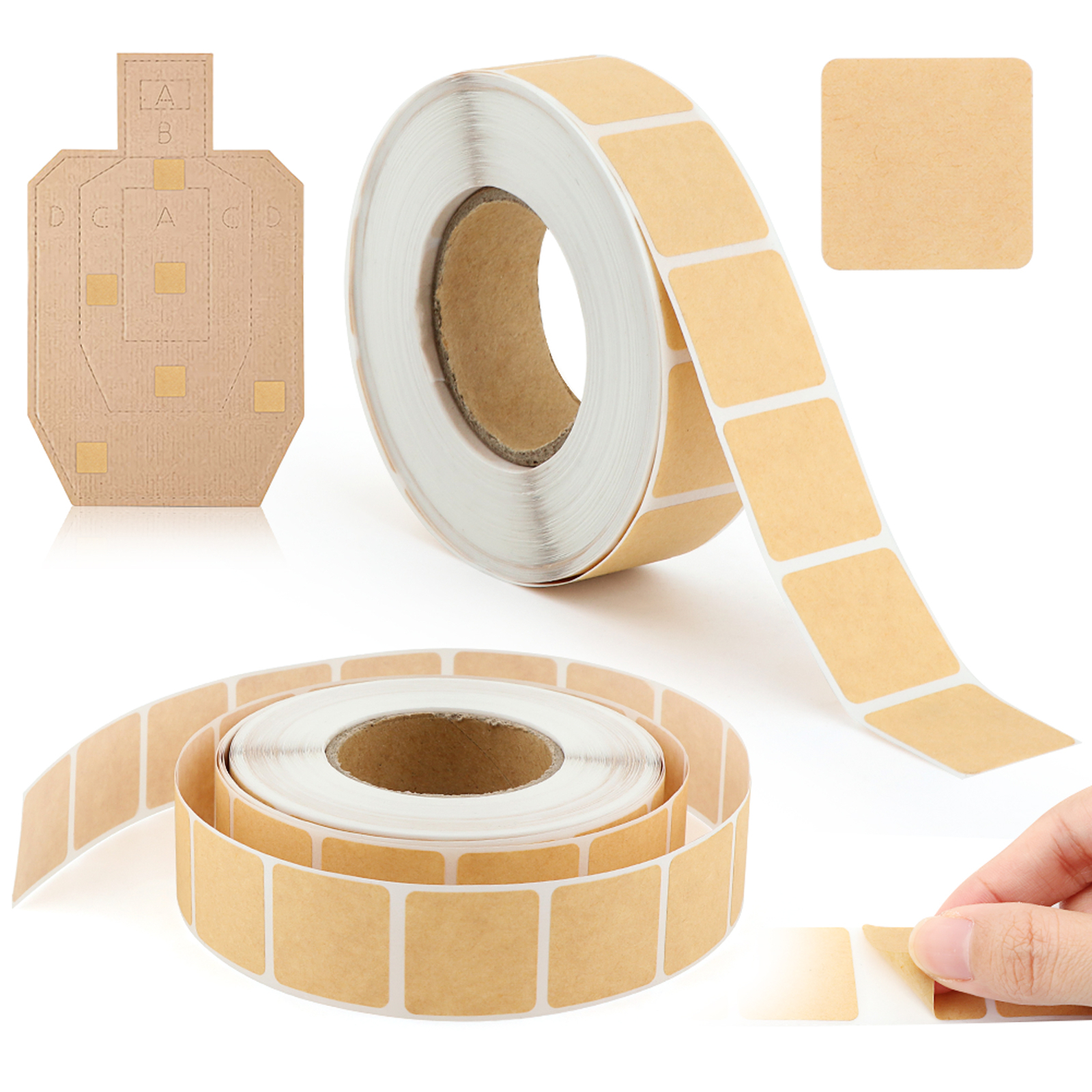 2000pcs Cardboard Shooting Target Paster Acrylic Entertainment Self ...