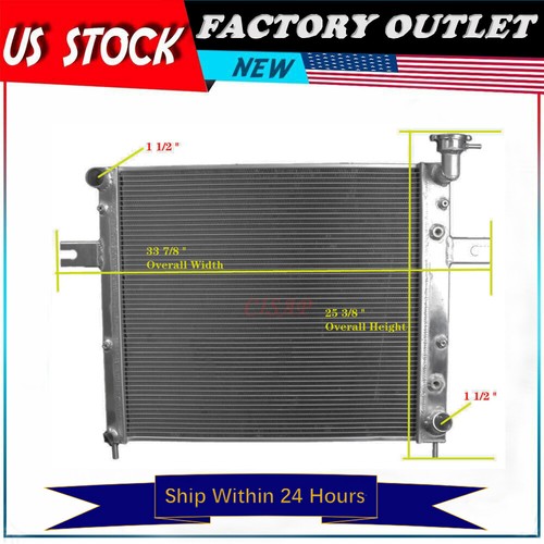 All Aluminum Radiator Fit For Jeep Grand Cherokee 4.7L V8 GAS 1999-2000 ...