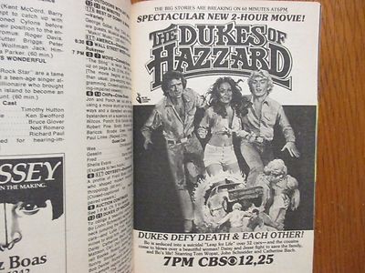1980 TV Guide(THE DUKES OF HAZZARD/MEL BLANC/BUGGS BUNNY/DIANE LADD ...