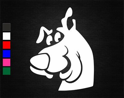 SCOOBY DOO CARTOON VINYL DECAL STICKER BEDROOM/CAR/WALL/DOOR/LAPTOP ...