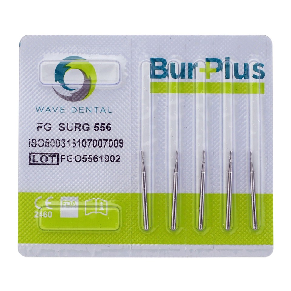 Wave Dental Surgical Bur Long 557L 702L 701 558 556 Carbide Burr 25mm ...
