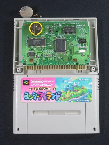 Super Famicom Yoshi’s Island Cartridge with Replaced Battery, Tested ...