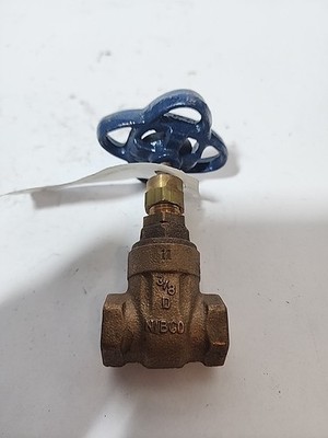 Nibco 2-Port Gate Valve Bronze 3/8" T-113 | eBay