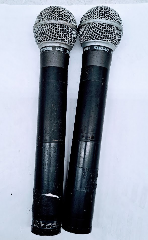 Lot of 2 Samson Handheld Wireless Microphone Model UH5 shure sm58 | eBay