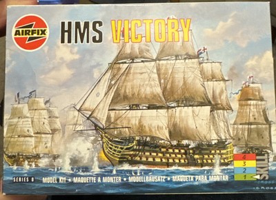 Airfix HMS Victory 00267 Battleship Plastic Model Kit All Parts Sealed ...