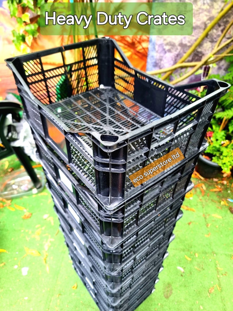 Plastic Crates For Plants Brown Plastic Vegetable Crate At