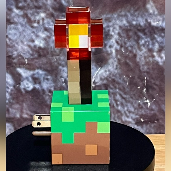 ThinkGeek Minecraft Redstone Torch 2 port USB Wall Charger and ...
