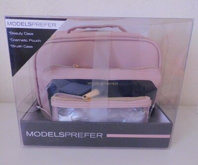 MODELS PREFER Beauty Case Cosmetic Pouch Brush Purse Travel Kit Pink ...