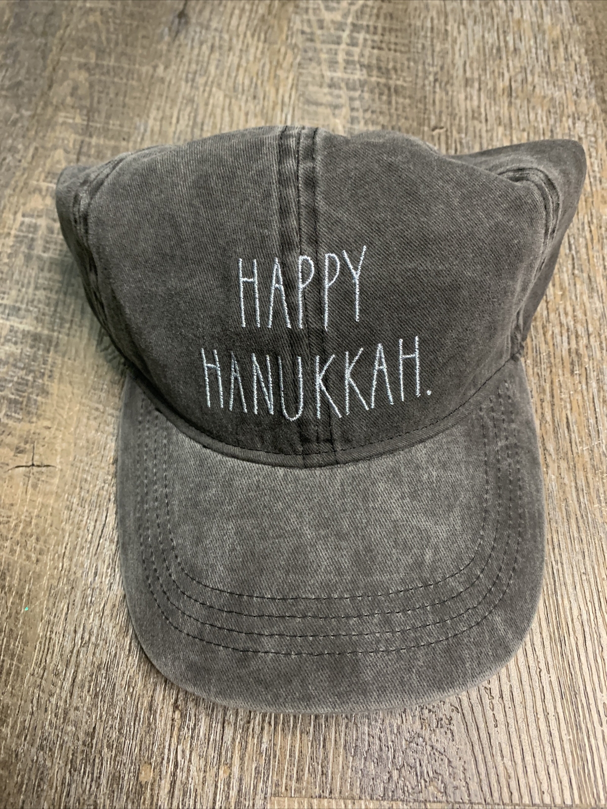 NWT Rae Dunn “Happy Hanukkah.” Adjustable Baseball Cap Hat Unisex Adult ...