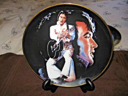 Legendary Elvis Presley, THE KING Hamilton Collector Plate Very low ...