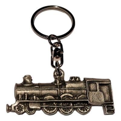 Steam Train Engine pewter metal keyring | eBay UK