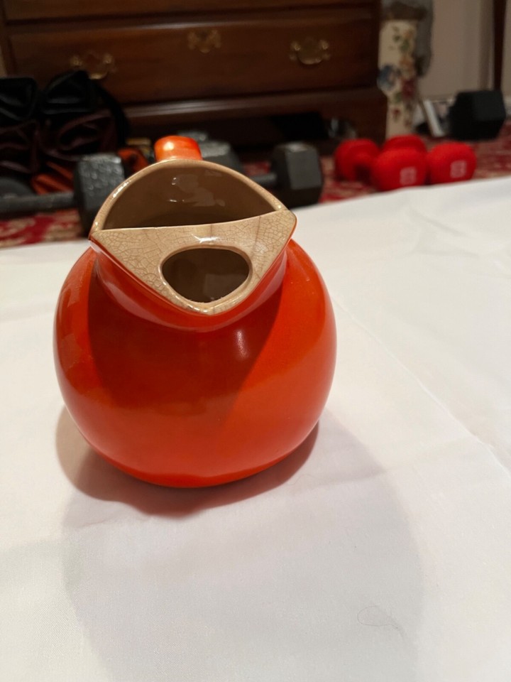 Vintage McCoy Pottery Creamer Orange | eBay
