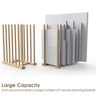 Art Storage Rack, Wood Storage Stand for Canvas Boards, Panel, Frame ...